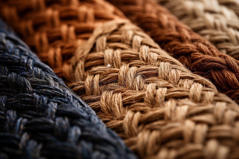 Assorted Multicolored Woven Fabrics Stock Illustration - Illustration ...