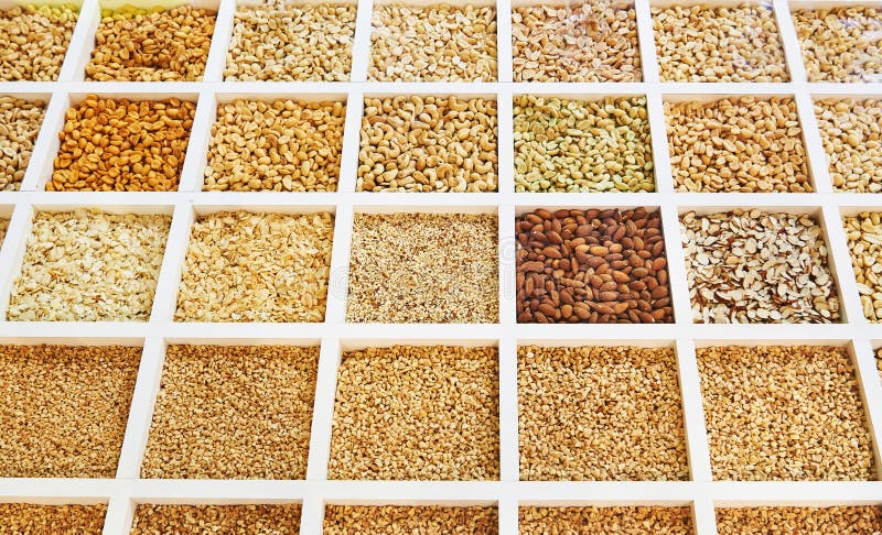 Assorted nut in store stock image. Image of nutrition - 231338457