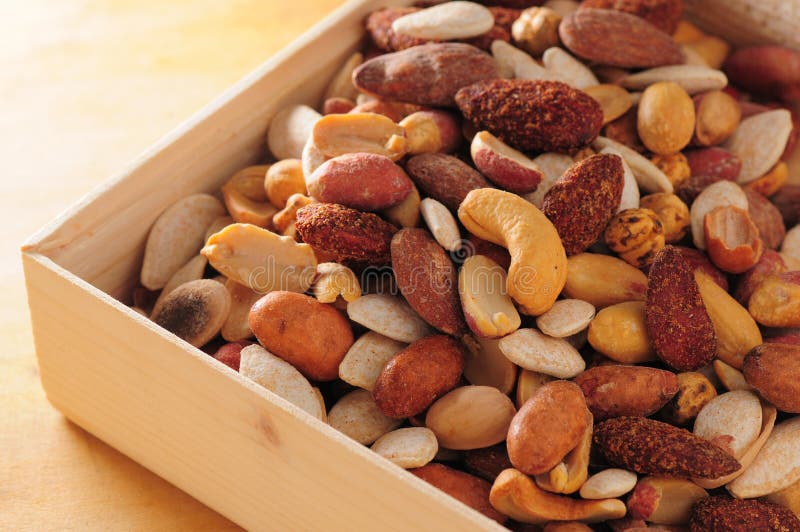 Assorted nuts stock image. Image of brown, peanut, cashew - 29224333