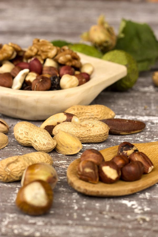 Assorted nuts stock photo. Image of pile, group, fruit - 46748812