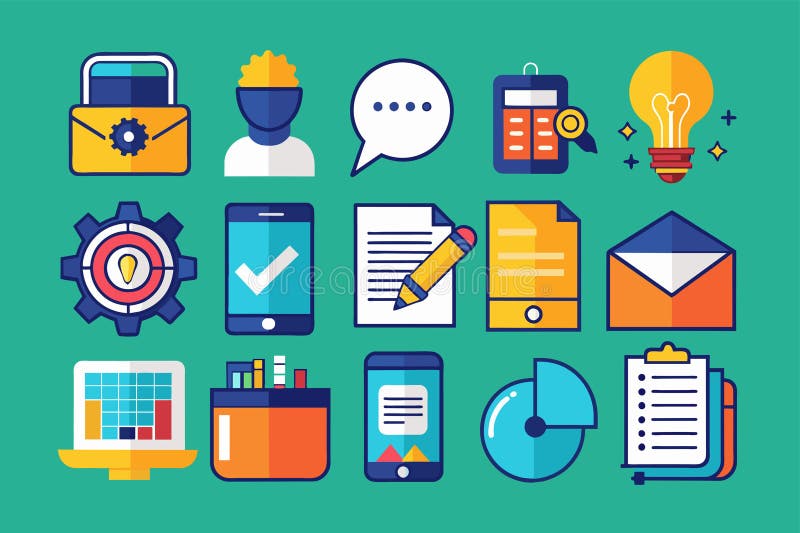 Assorted Objects Displayed on a Vibrant Green Backdrop in a Simple and ...