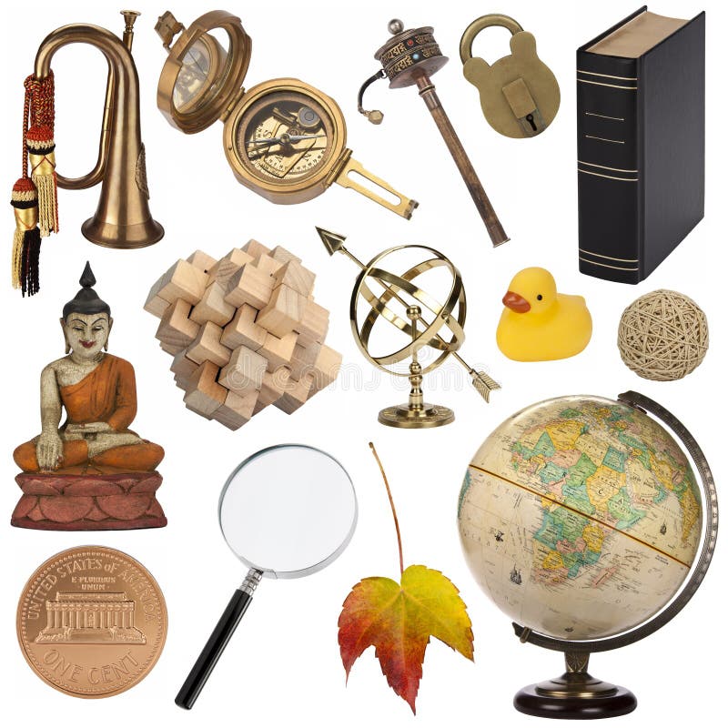 Assorted Objects - Isolated for Cutout Stock Image - Image of ...