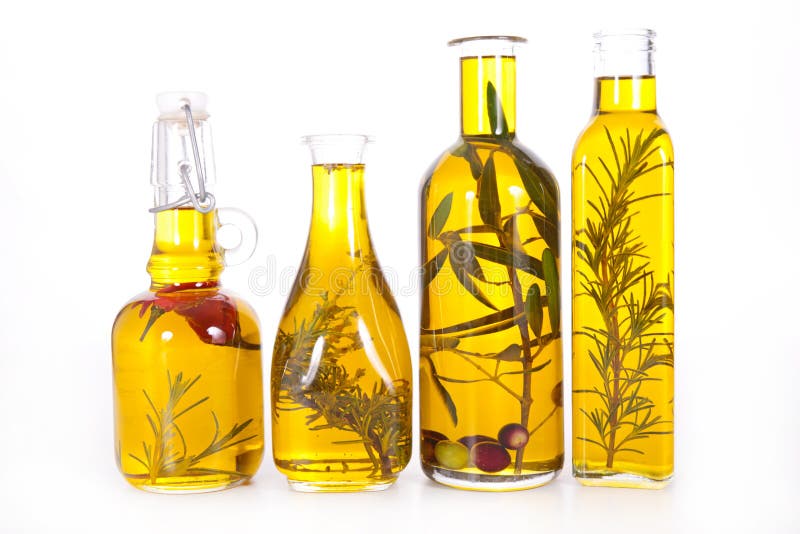 Assorted oil bottle stock image. Image of healthy, virgin - 61396793