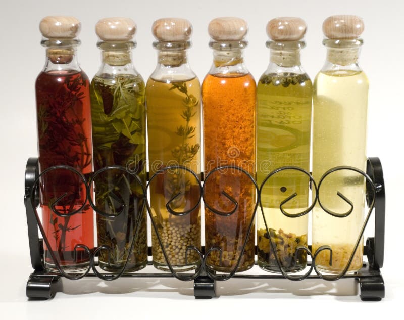 Assorted oils and vinegar stock photo. Image of dressing - 41787428