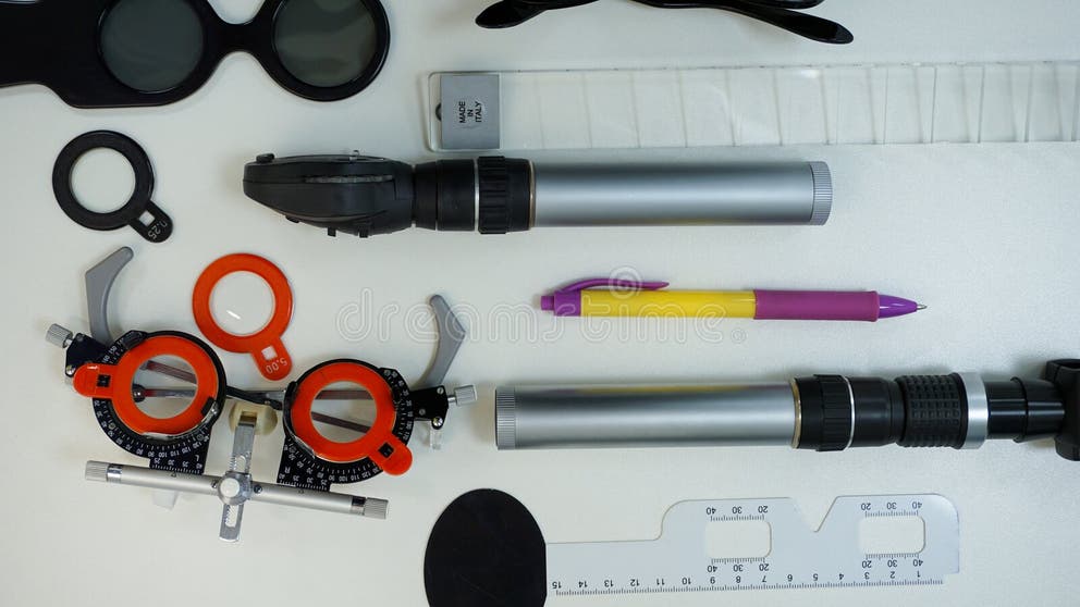 Assorted Optometry Tools for Optometrist and Ophthalmologist ...