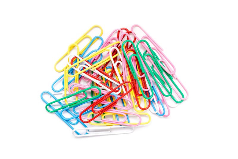 Assorted Paper Clips stock image. Image of clamp, design - 36770845