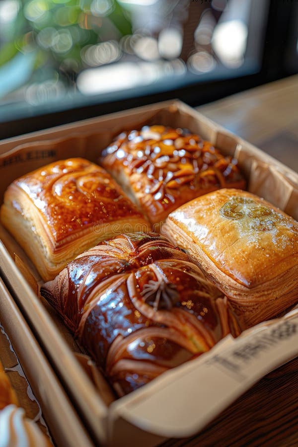 Assorted Pastries and Desserts Stock Illustration - Illustration of ...