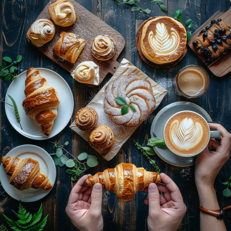 Assorted Pastries on a Table Stock Photo - Image of culinary, cupcakes ...
