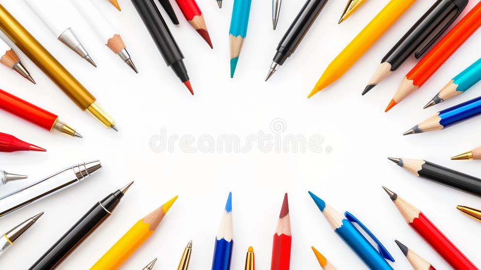 Assorted Pens Stock Illustrations – 992 Assorted Pens Stock ...