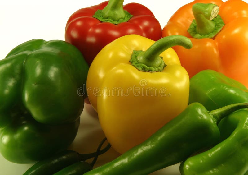 Assorted Pepper Plants stock image. Image of market, farming - 462335