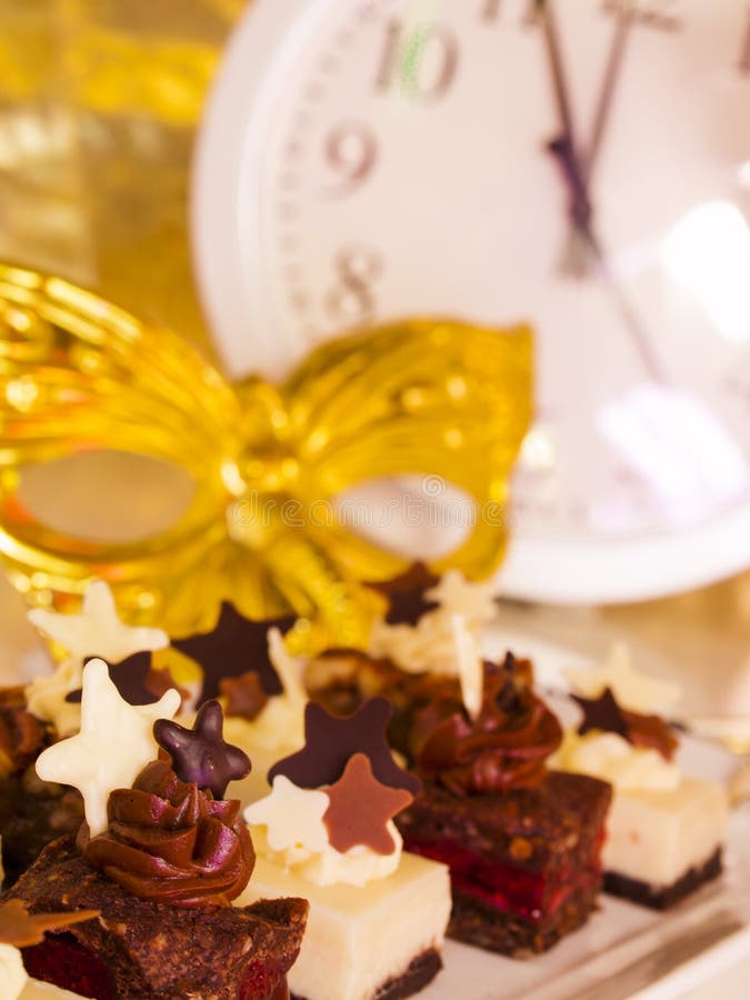 Assorted Petite Party Pastries Stock Image - Image of dessert, petite ...