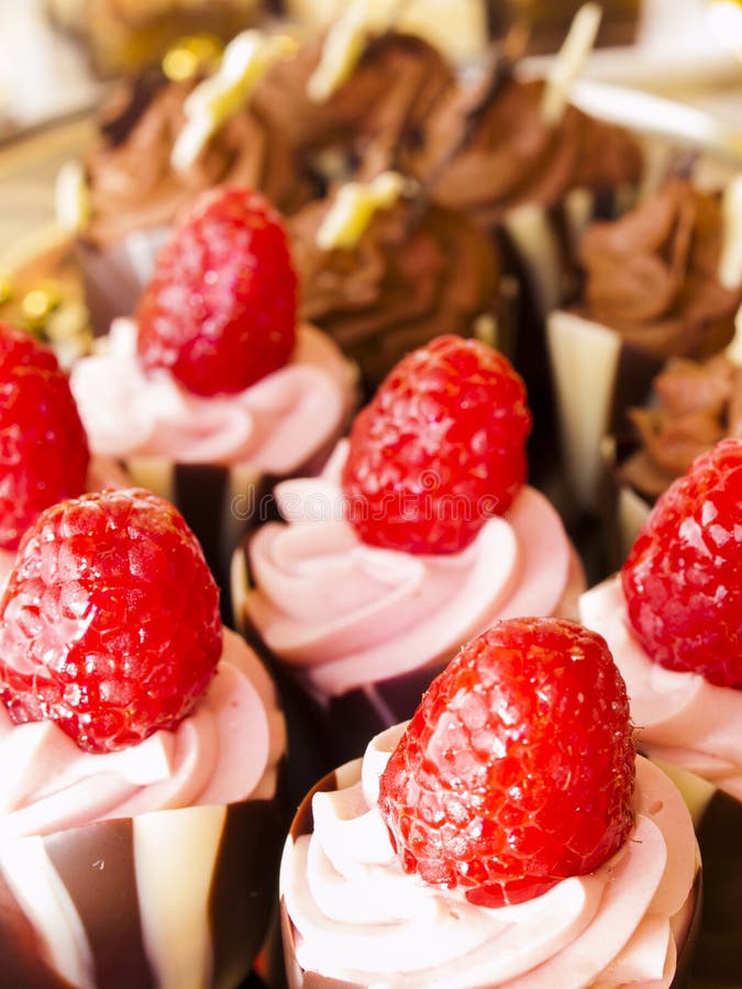 Assorted Petite Party Pastries Stock Photo - Image of beads, party ...