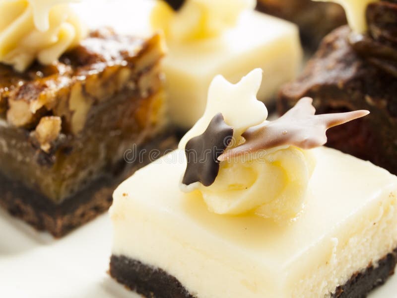 Assorted Petite Party Pastries Stock Image - Image of colors, sweets ...