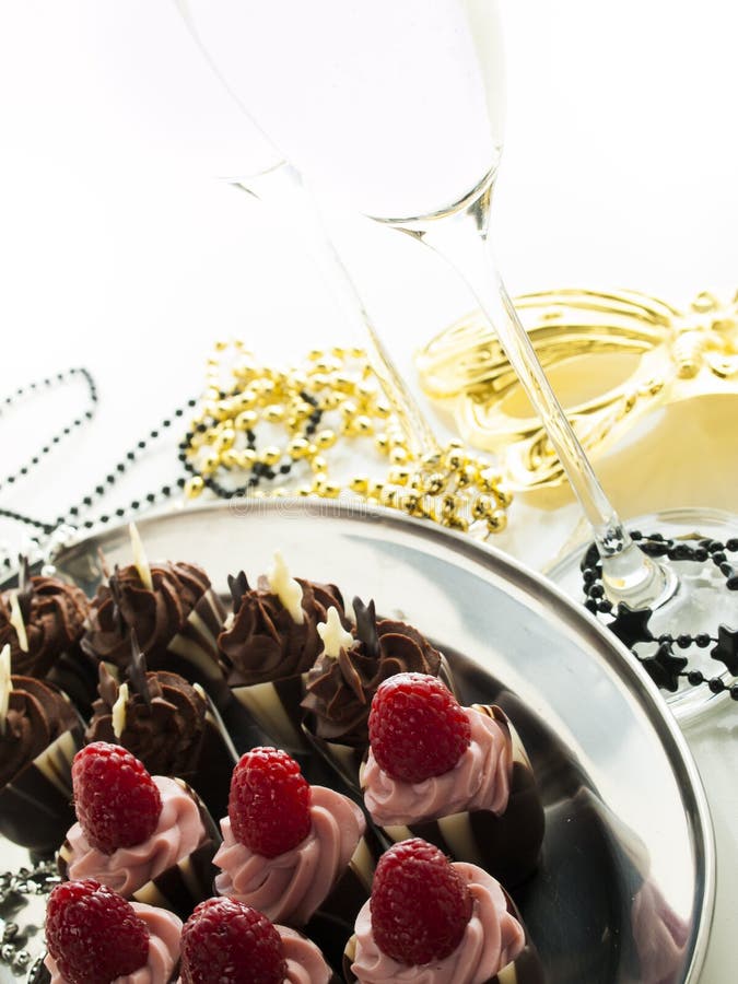 Assorted Petite Party Pastries Stock Photo - Image of food, berry: 27718082