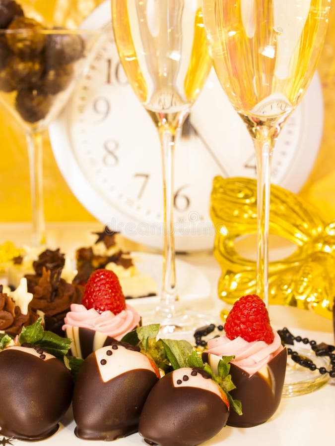 Assorted Petite Party Pastries Stock Photo - Image of fresh, beads ...