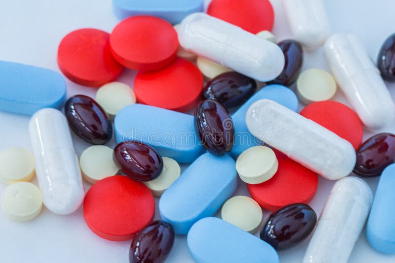 Assorted Pharmaceutical Medicine. Stock Photo - Image of pill, macro ...