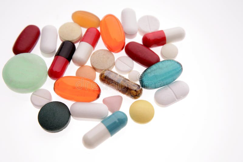 Assorted pills stock photo. Image of mixed, illness, health - 3274618
