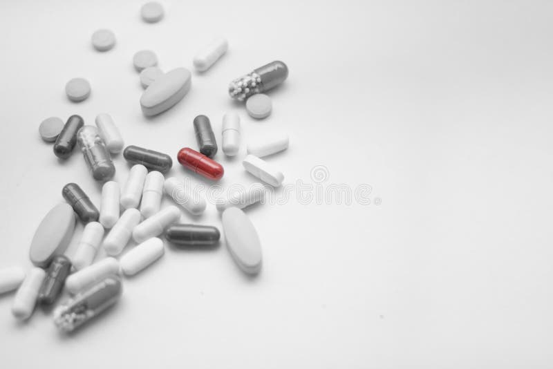 Assorted pills colorful stock photo. Image of medication - 98267736
