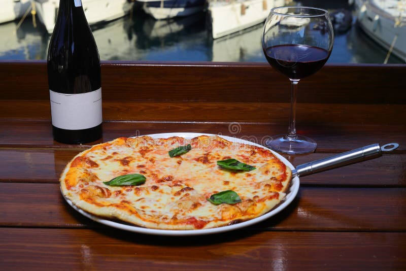 Assorted Pizza with Different Fillings: Salami, Tomatoes, Mushrooms ...