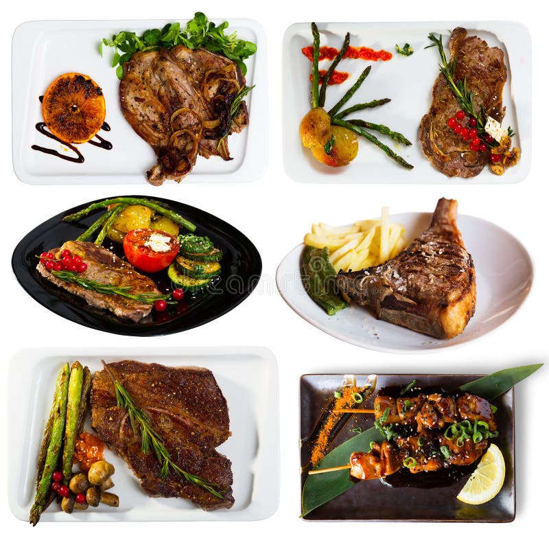 Assorted Pork and Beef Dishes Stock Photo - Image of dining, background ...