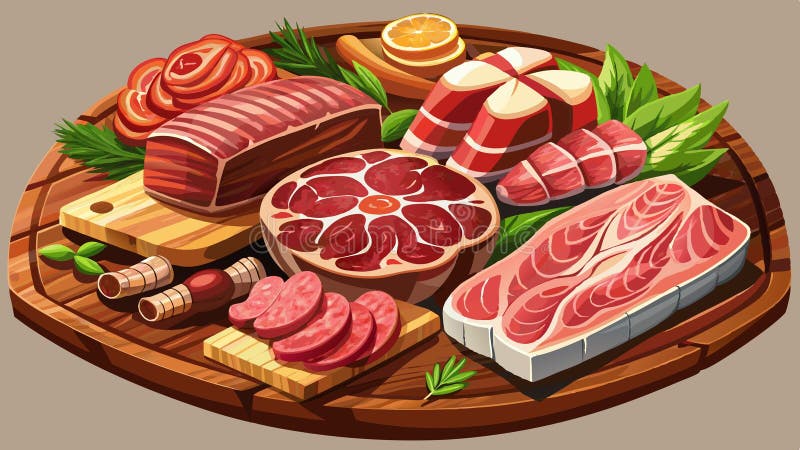 Assorted Premium Meat Cuts, Including Tenderloin, Ribeye, and Sirloin ...
