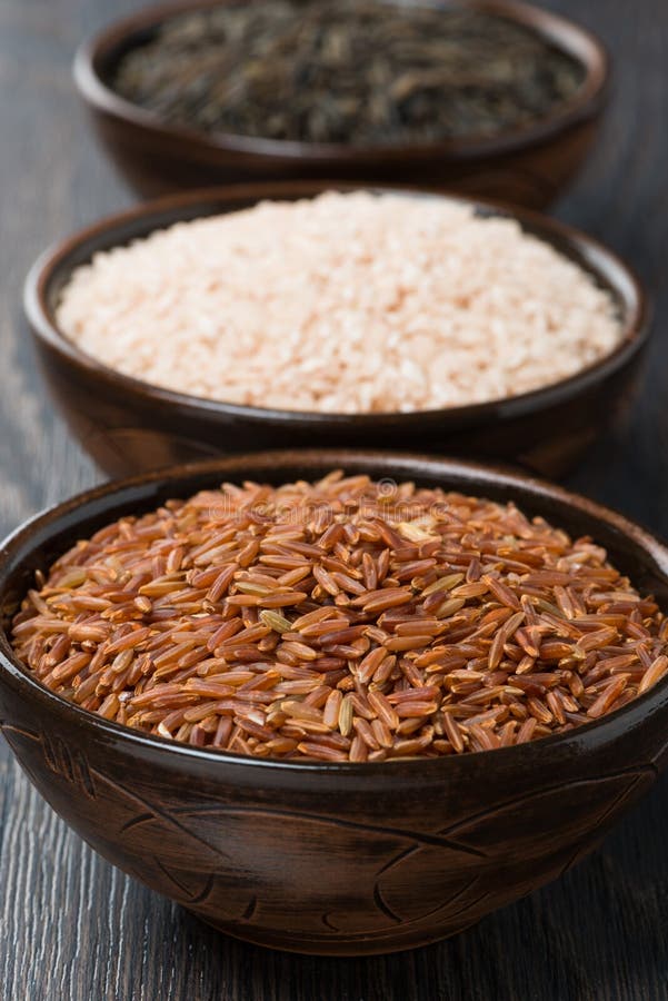 Assorted Rice in Bowl, Close-up Stock Photo - Image of culture, dinner ...