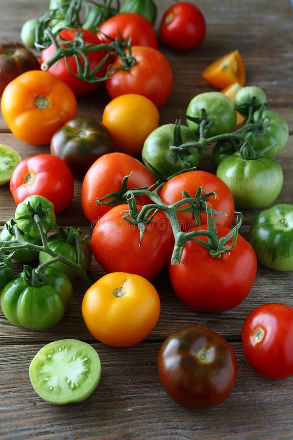 Assorted ripe tomatoes stock image. Image of vegetarian - 59562135