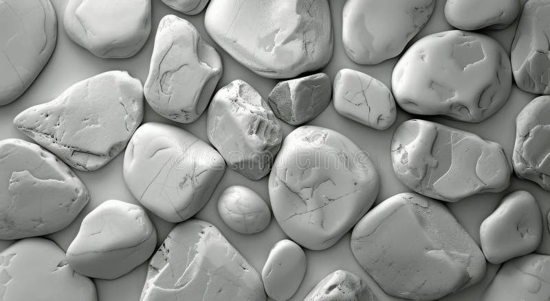 Assorted Rocks Arranged on Table Stock Photo - Image of surface ...