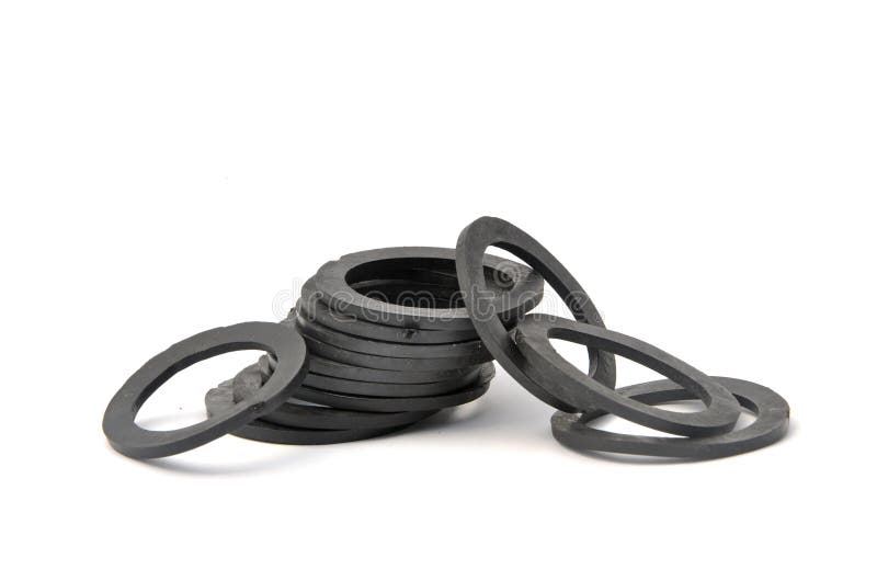 Assorted rubber O rings stock image. Image of parts, gasket - 27500245