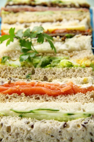 Assorted Sandwiches stock photo. Image of gourmet, wholemeal - 13255290