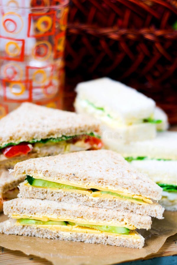 Assorted sandwiches stock image. Image of food, homemade - 27985899