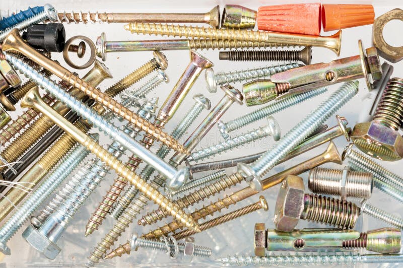 Assorted Screws stock photo. Image of wood, tools, assortment - 93040