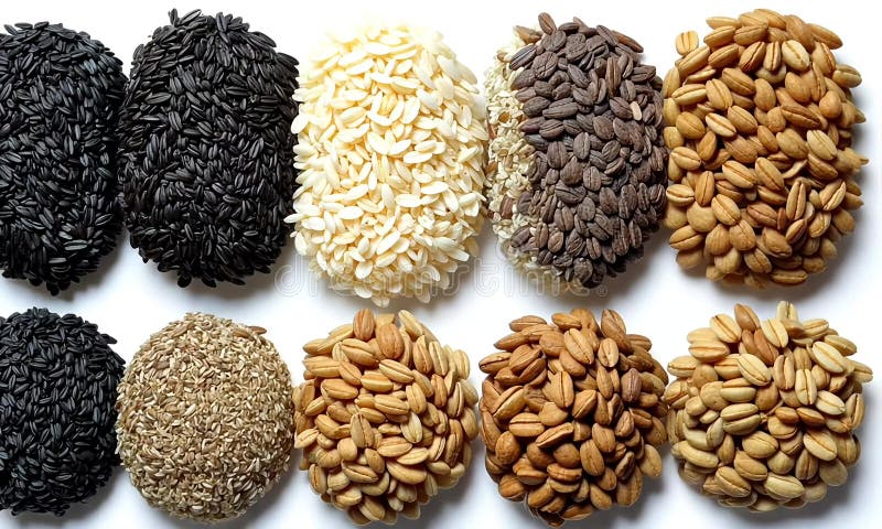 Assorted Seeds and Grains in Various Colors and Textures Stock Footage ...