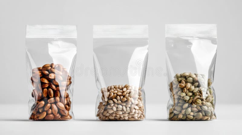 Assorted Seeds Transparent Packaging Stock Photos - Free & Royalty-Free ...