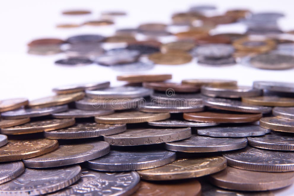 Assorted set of coins stock photo. Image of sales, money - 23242728