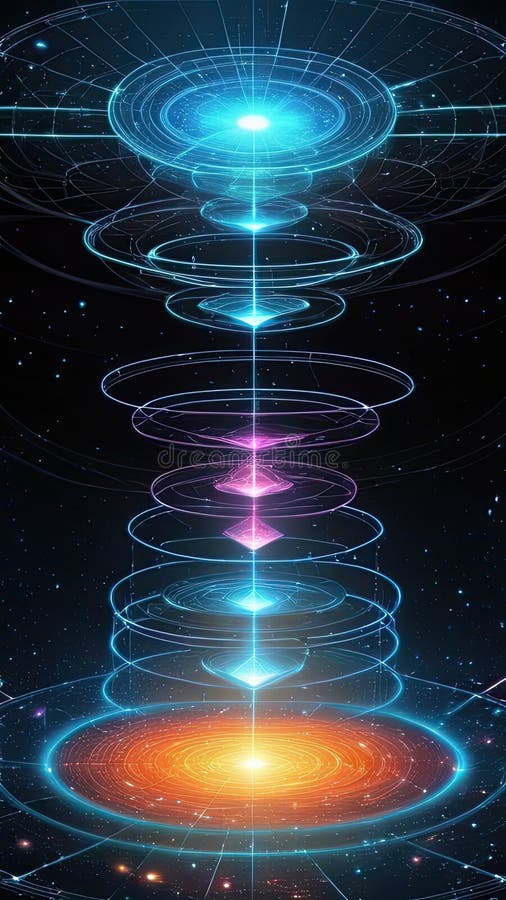 Assorted Shapes Floating in the Sky Stock Photo - Image of unique ...