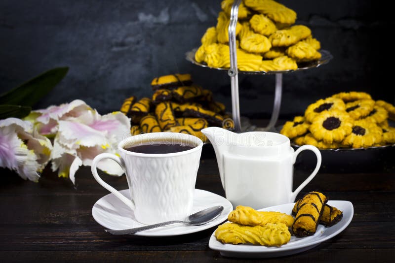 Assorted shortbread cookie stock photo. Image of closeup - 116778092