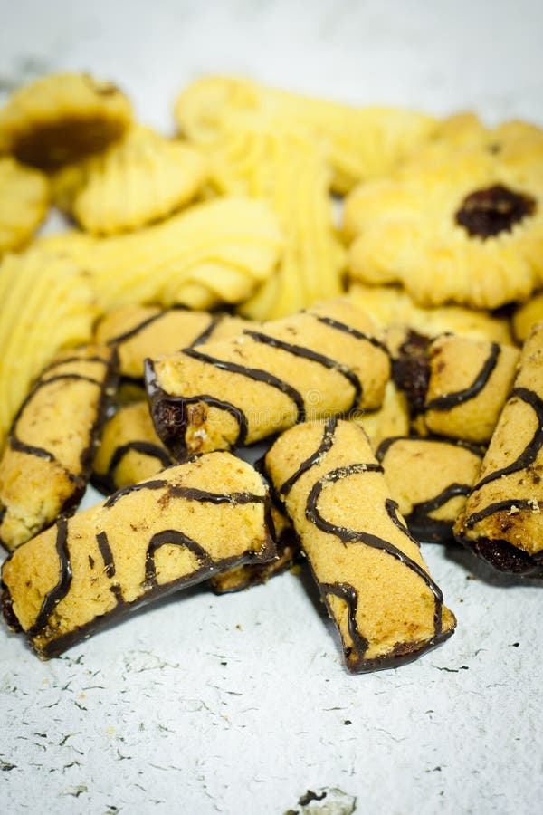 Assorted shortbread stock image. Image of sugary, closeup - 27519993