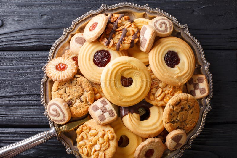 Assorted shortbread stock photo. Image of cookies, assorted - 27559656