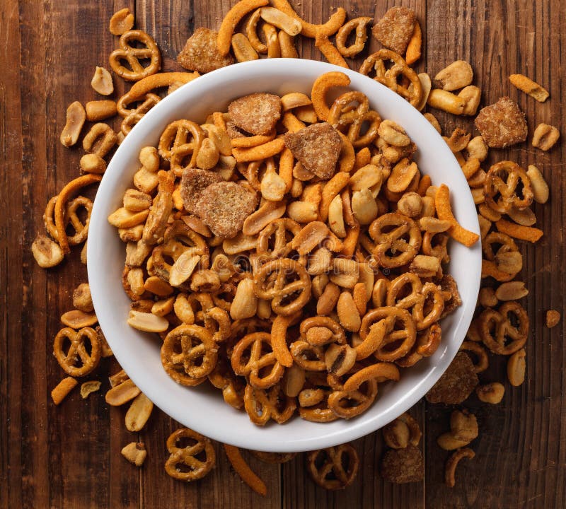 Assorted Snack Bowl stock image. Image of assorted, snack - 355623799