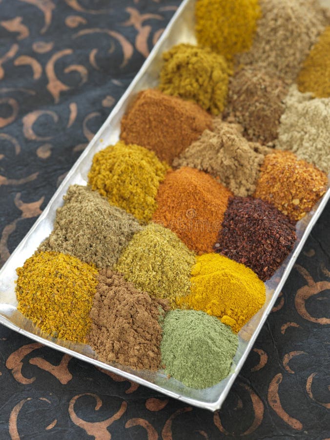 Assorted spices stock photo. Image of cinnamon, nutmeg - 23705860