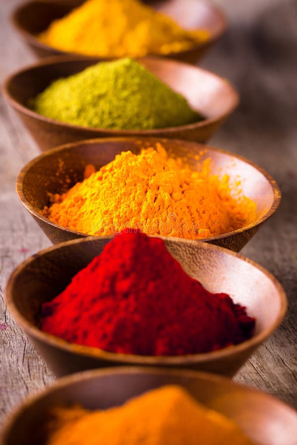 Assorted spices stock photo. Image of east, copper, colours - 26560244