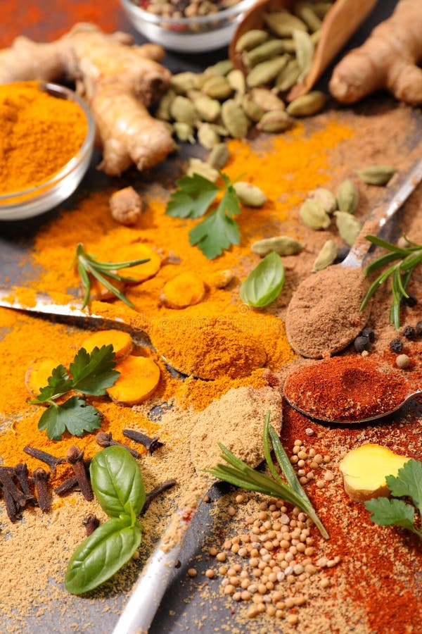 Assorted spices stock photo. Image of coriander, aroma - 70901922
