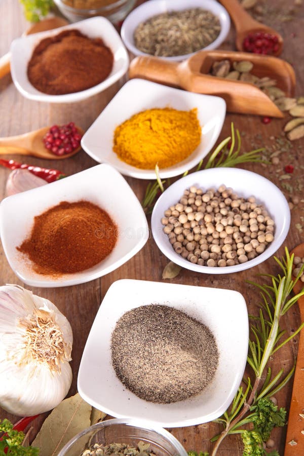 Assorted spices stock photo. Image of collection, pepper - 78955988