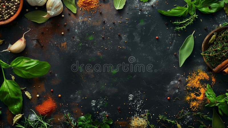 Assorted Spices - Ground Red and Black Pepper, Anise, Stock ...