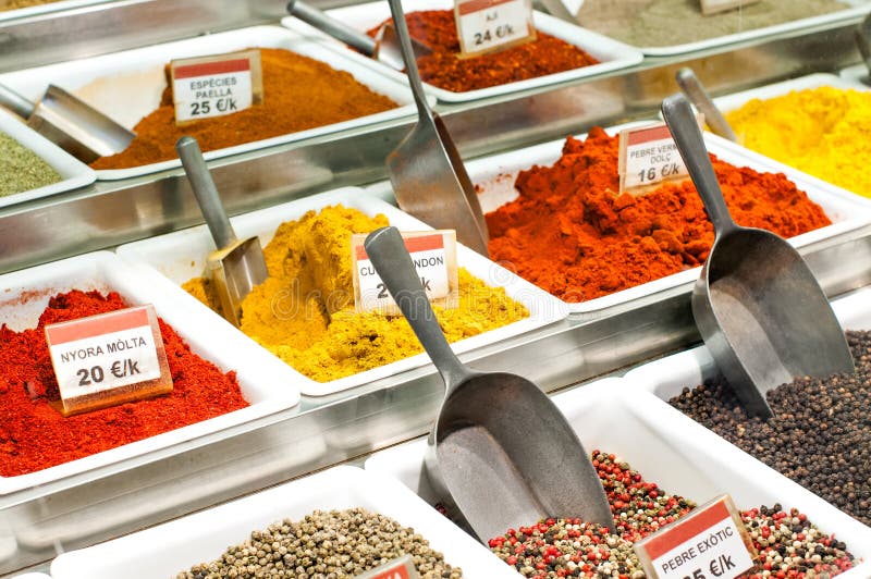 Assorted spices stock image. Image of flavor, cardamon - 34345037