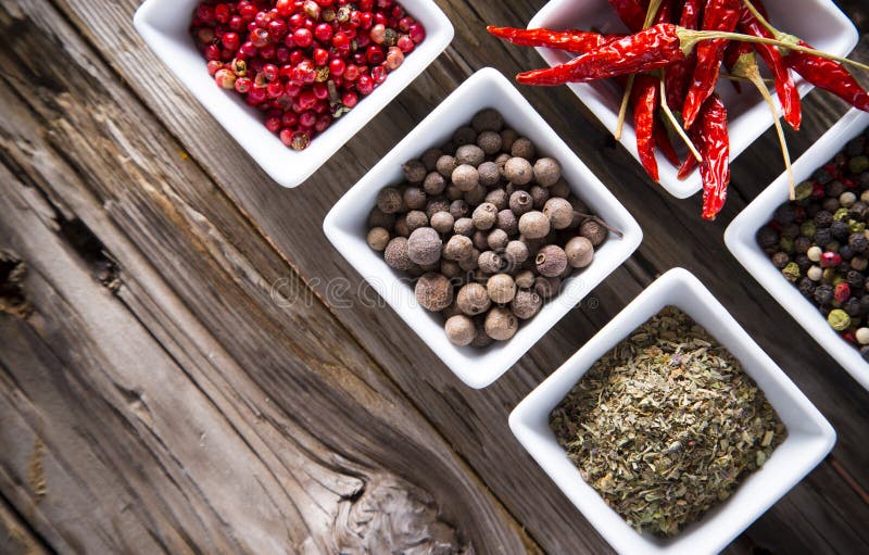 Assorted spices stock photo. Image of vivid, coriander - 36698022