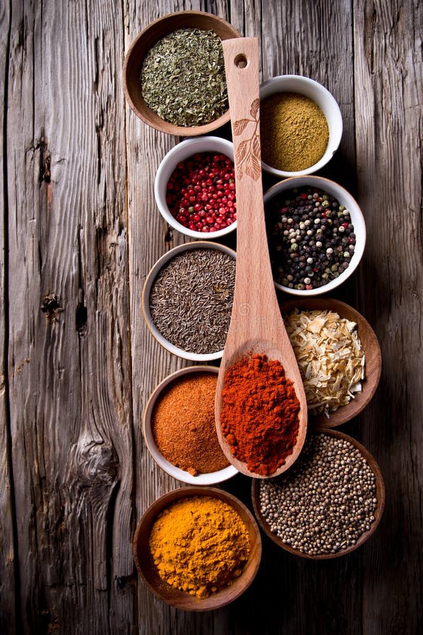 Assorted spices stock image. Image of coriander, colourful - 36979931
