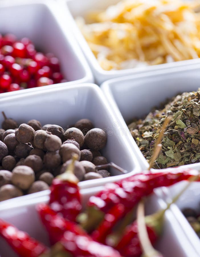 Assorted spices stock image. Image of nutmeg, healthy - 37239219
