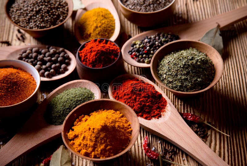 Assorted spices stock image. Image of allspice, healthy - 37914481